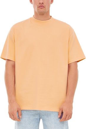 Johnny Urban Oversized Tshirt Herren & Damen Orange - Sammy - Heavy Basic Kurzarm T-Shirt Oversize - Enganliegender Kragen - Unisex - 100% Baumwolle - Einfarbig