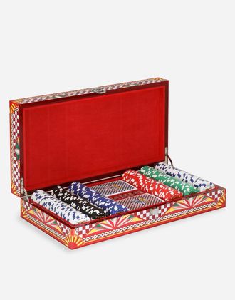 Dolce & Gabbana Plexiglass Poker Set - Brettspiele Mehrfarbig Onesize