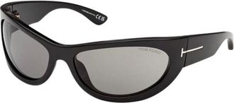 Tom Ford Femme, Accessoires, Noir, Taille: 62 MM Leona-02 Lunettes de soleil