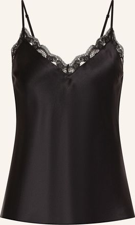 Simone P&eacute;r&egrave;le Simone P&eacute;r&egrave;le Schlaftop Love Me Aus Seide schwarz