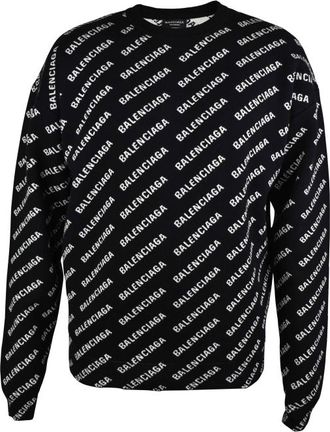 Balenciaga Pullover Schwarz
