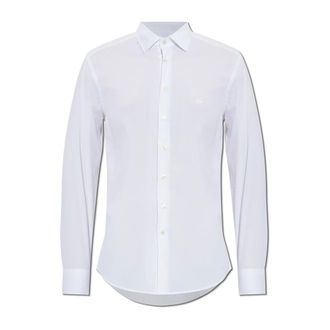Etro Homme, Chemises, Blanc, Taille: 3XL Chemise avec logo brod&eacute;