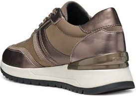 Geox Womens D Desya a Sneaker, Taupe, 39 EU