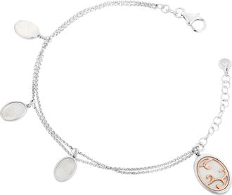 Orphelia Damen-Armband Silber vergoldet rhodiniert 19 cm-ZA-7165