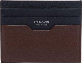 Ferragamo Portemonnaie Herren Farbe Braun