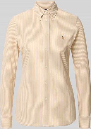 Polo Ralph Lauren Regular Fit Hemdbluse aus reiner Baumwolle