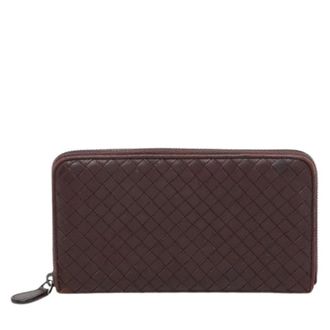 Bottega Veneta Portefeuille en cuir Pre-owned - Femme - Pre-owned - Rouge - Taille: ONE Size