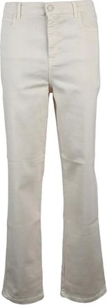 Marella Femme, Jeans, Blanc, Taille: 36 FR Monochrome Jeans