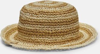 Timberland Verstaubarer Stroh-Glockenhut für Damen in Beige, Damen, Beige, Größe