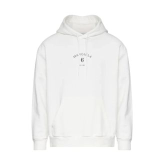 Maison Margiela Homme, Sweatshirts et sweats &agrave; capuche, Blanc, Taille: XL Felpa