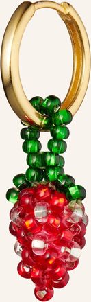 Pura Utz Pura Utz Creolen Mini Strawberry Earring By Glambou gold