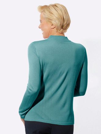 Witt Strickpullover Stehkragen-Pullover Langarm Jacquard, Jersey