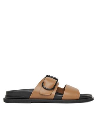 Badura Pantoletten FLOWER-LT778-93 Braun