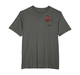 Disney Mulan Mushu And Cri-Kee Pocket T-Shirt