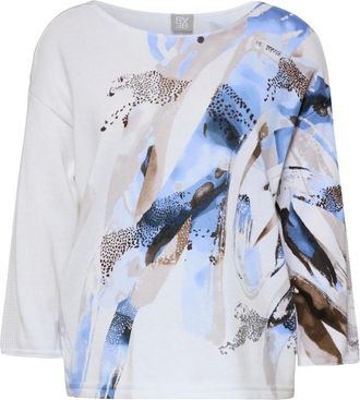 Rabe Femme, Sweatshirts et sweats &agrave; capuche, Multicolore, Taille: 44 FR Cotton SweaT-shirt