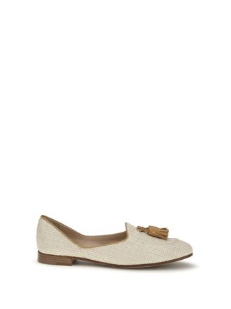 Fratelli Rossetti Womens Loafers Raffia Straw