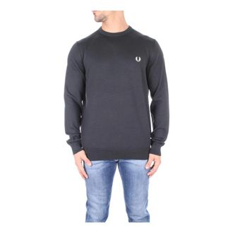 Fred Perry Homme, Sweatshirts et sweats à capuche, Vert, Taille: L SweaT-shirt Logo Vert