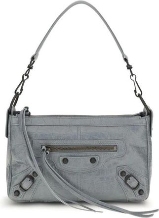 Balenciaga Ledertasche City Shoulder Bag - - Bags - Damen - Grau - ONE SIZE