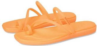 Crocs Femme Miami Frosted Toe Loop Sandales, Orangesicle, 39/40 EU