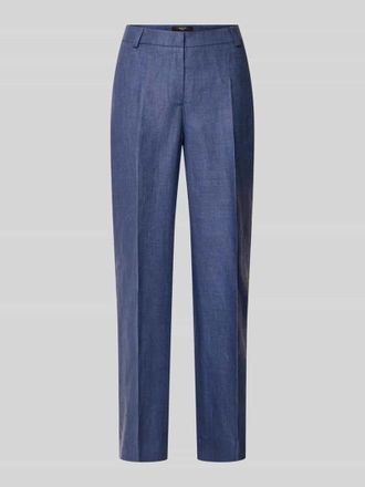 Max Mara Regular Fit straight Leg Anzughose aus reinem Leinen Modell MALIZIA