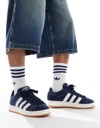 adidas Originals Campus - Baskets style ann&eacute;es 2000 - Bleu