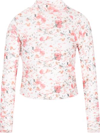 Faina Bluse Frauen Mehrfarbig Wei&szlig;