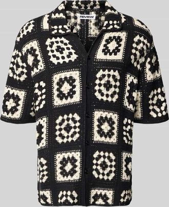 Review Freizeithemd mit Lochstickerei