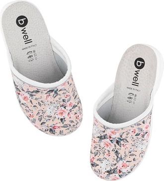 B-Well Aerial Lady/Man Sabots médicaux pour femme Chaussures dhôpital antibactériennes Tailles 35-46, Blush Petals, 37 EU