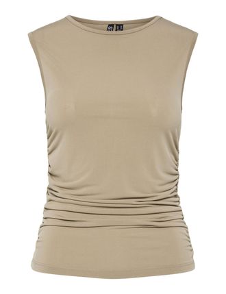 Pieces Pcmadison Sl Ruching Top Noos Bc