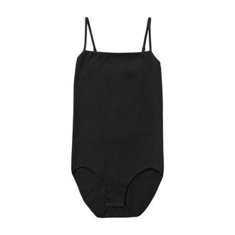 Swedish Stockings Barbro Rib Body - - Tops - Damen - Schwarzk - L/XL