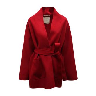 Emma & Gaia Capes - - Coats - Damen - Rot - L