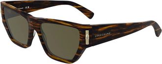 Longchamp Femme, Accessoires, Brun, Taille: ONE Size Lo774S-211 Lunettes de soleil