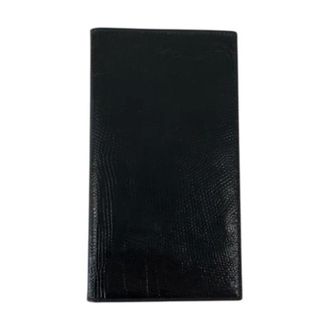 Burberry Portefeuille Long L&eacute;zard Pre-owned - Homme - Pre-owned - Noir - Taille: ONE Size