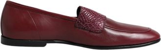 Dolce & Gabbana Homme, Chaussures, Rouge, Taille: 40 1/2 EU Chaussures Formelles