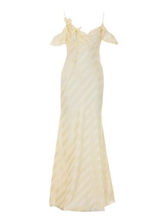 Self Portrait Maxi Robe - Jaune