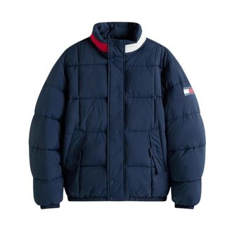Tommy Jeans Homme, Vestes, Bleu, Taille: M JM DNA Collar Puffr Extt