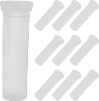 Artibetter TOKIDNY 10 St&uuml;ck Kunststoff Blumenr&ouml;hrchen mit Deckel Gro&szlig;e Wasserbeh&auml;lter f&uuml;r Blumenarrangements Verl&auml;ngert Frische und Feuchtigkeit Vielseitig f&uuml;r H