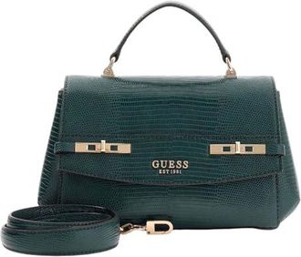 Guess sac à épaule bandoulière sac à main Melinda Top Handle Flap Bag Forest vert sapin