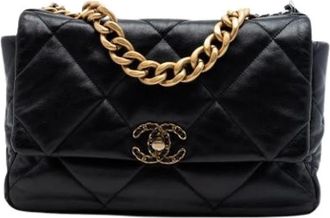 Chanel Pre-owned Large 19 Flap - Femme - Pre-owned - Noir - Taille: ONE Size