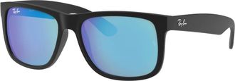 Ray-Ban Homme, Accessoires, Noir, Taille: 55 MM Justin Lunettes de soleil