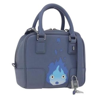 Loewe Pre-owned Leather Handbag - Femme - Pre-owned - Bleu - Taille: ONE Size