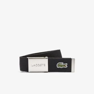 Lacoste Ceinture L.12.12 Concept Homme, Noir, 110