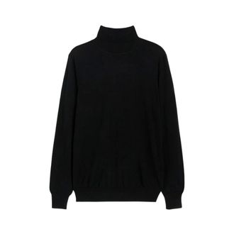 Aspesi Homme, Pulls, Noir, Taille: L Pull col roul&eacute; Mod. M196