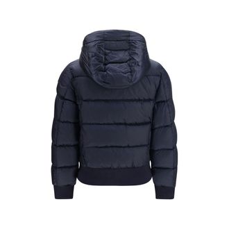 Parajumpers Womens Blue Goose Down Full-Length Jacket Clothing