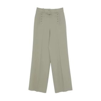 Ermanno Scervino Viskose-Acetat-Hose - - Trousers - Damen - Gr&uuml;n - M