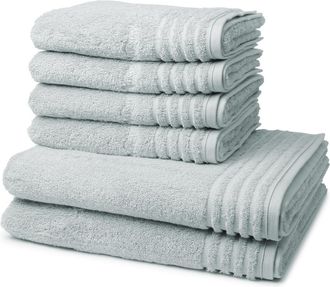 Vossen 6 teiliges Frottier-Set - Vienna Style Supersoft (4 X Handtuch 2 X Duschtuch im Set) - 620 g/m2 - Baumwolle - Frottee - saugstark - weich und flauschi