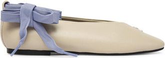 Tommy Jeans Ballerinas Tjw Ballerina With Laces EN0EN02939 &Eacute;cru