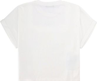 Balmain Logo-Embroidered Cotton T-Shirt - White