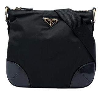 Prada Pre-owned Nylon Crossbody Bag - - Pre-owned - Damen - Schwarzk - ONE SIZE