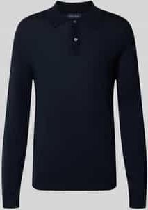 Christian Berg Regular Fit Poloshirt aus Woll-Mix